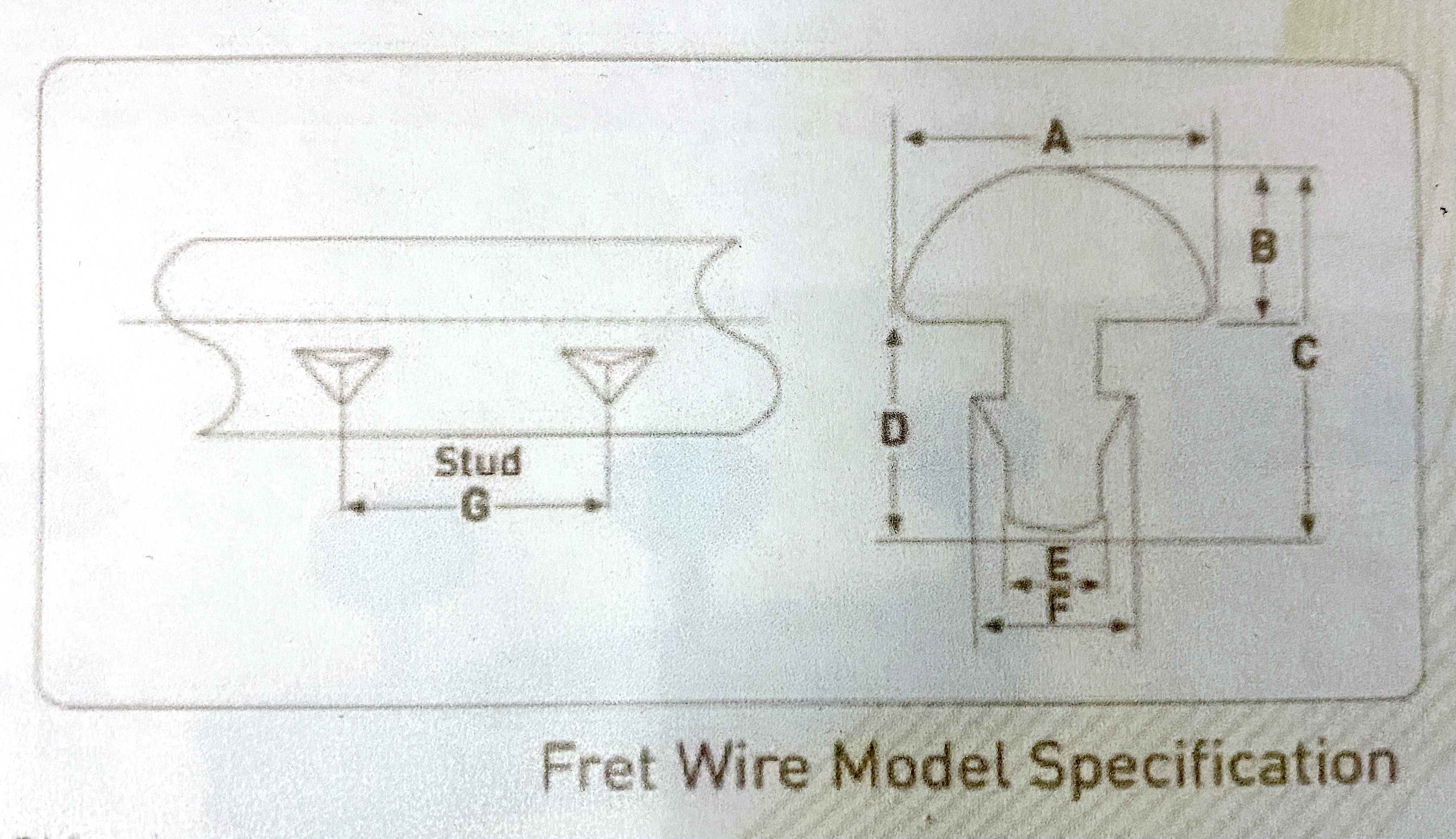 DHP24-SS (24) Stainless Steel Fret Wire for Acoustic Guitar