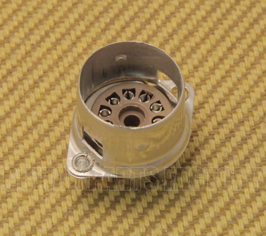 005-6312-000 Genuine Fender Amp 9 Pin Tube Socket PC Mount W/ Collar ...