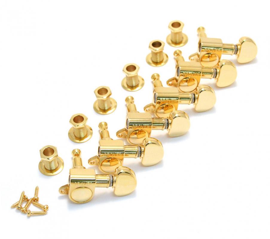 205G6 Grover Gold Mini Rotomatic 6 Inline Guitar Tuners